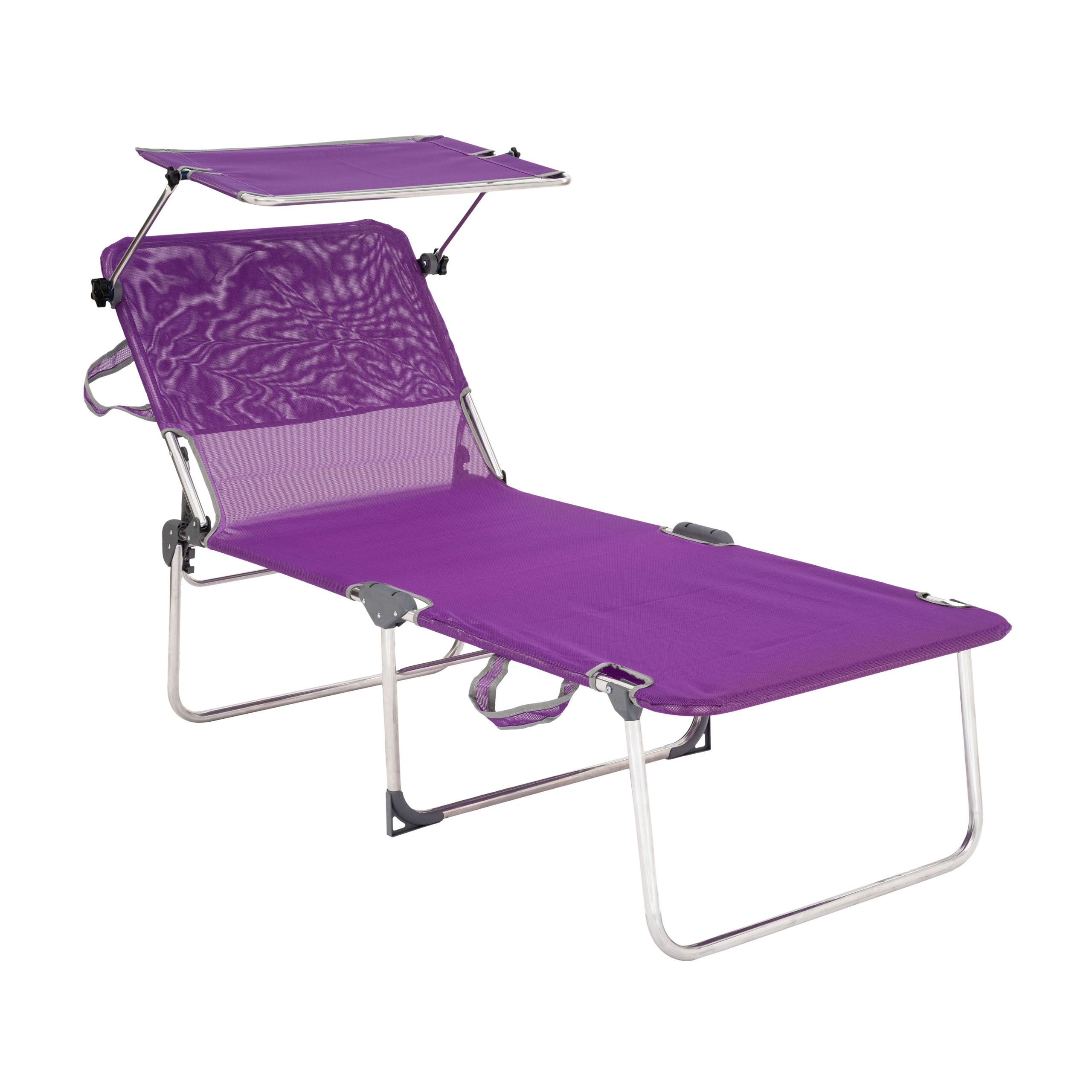 Lit de plage haut Alco avec échelle multiposition et parasol