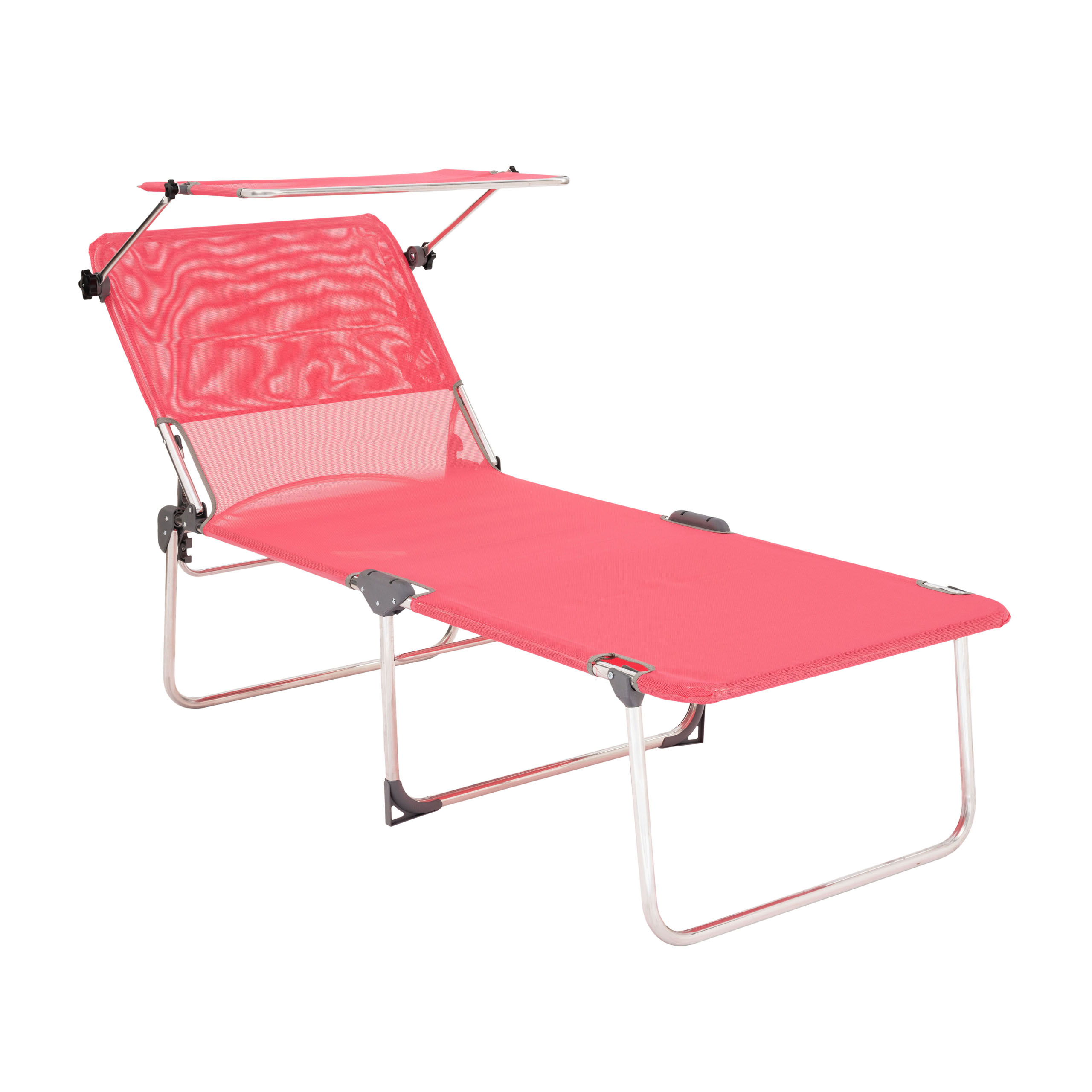 Lit de plage haut Alco avec échelle multiposition et parasol